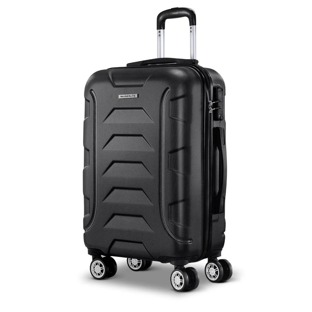 Wanderlite 20" 55cm Luggage Trolley Travel Suitcase Set Hard Case Ligh ...