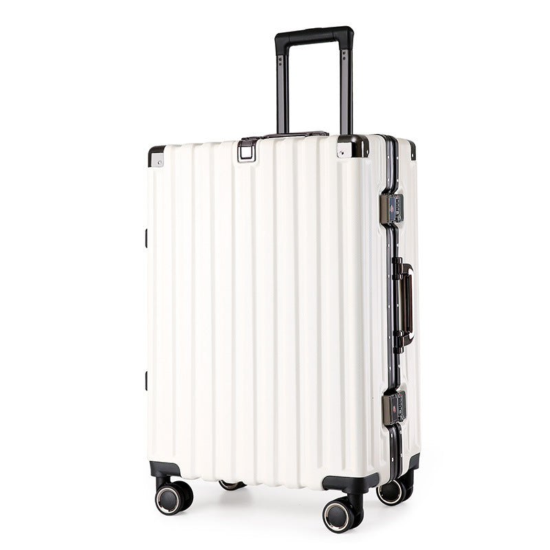 Aluminum Alloy Hard-Shell Suitcase with TSA Lock -22" Spinner Luggage ...
